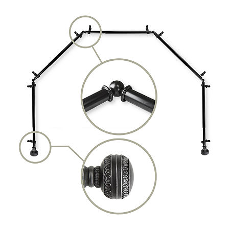 Click here for Rod Desyne Ornament 5-Sided Bay Window Rod  One Si... prices