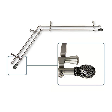 Click here for Rod Desyne Forest Corner Window Double Curtain Rod... prices