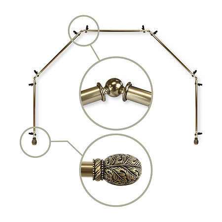 Click here for Rod Desyne Forest 5-Sided Bay Window Rod  One Size... prices