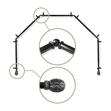 Click here for Rod Desyne Forest 5-Sided Bay Window Rod  One Size... prices