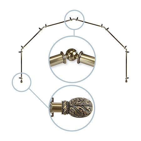 Click here for Rod Desyne Forest 6-Sided Bay Window Rod  One Size... prices