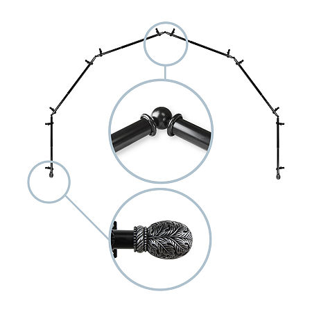 Click here for Rod Desyne Forest 6-Sided Bay Window Rod  One Size... prices