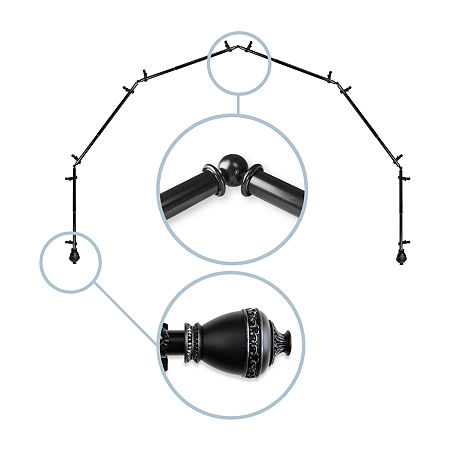 Click here for Rod Desyne Amelie 6-Sided Bay Window Rod  One Size... prices