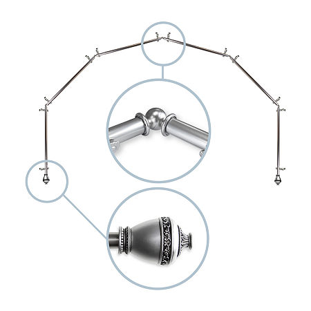 Click here for Rod Desyne Amelie 6-Sided Bay Window Rod  One Size... prices