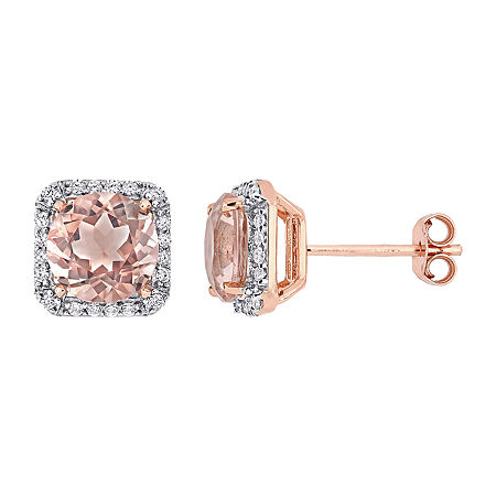 Click here for Simulated Pink Morganite 18K Rose Gold Over Silver... prices