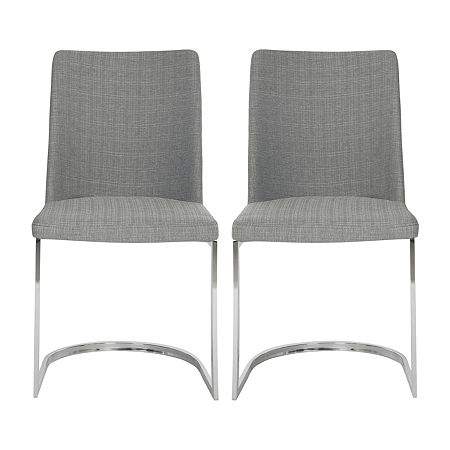 Click here for Parkston Dining Chair-Set of 2  One Size  Gray prices