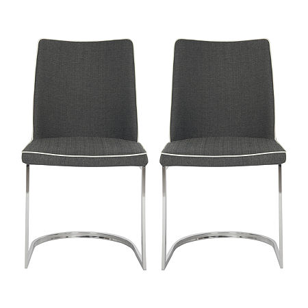 Click here for Parkston Dining Chair-Set of 2  One Size  Gray prices