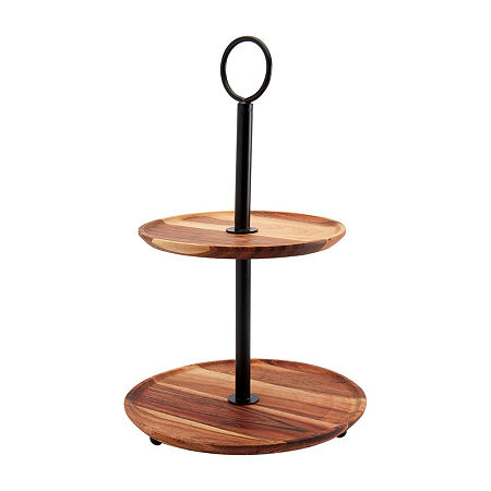 Click here for Tabletops Unlimited Two Tier Wood Cupcake Stand  O... prices
