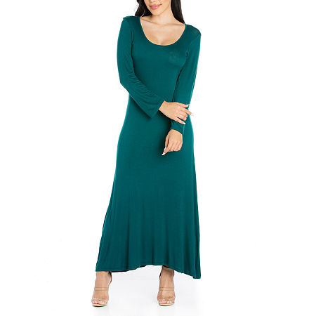 Click here for 24/7 Comfort Apparel Womens Long Sleeve Maxi Dress... prices