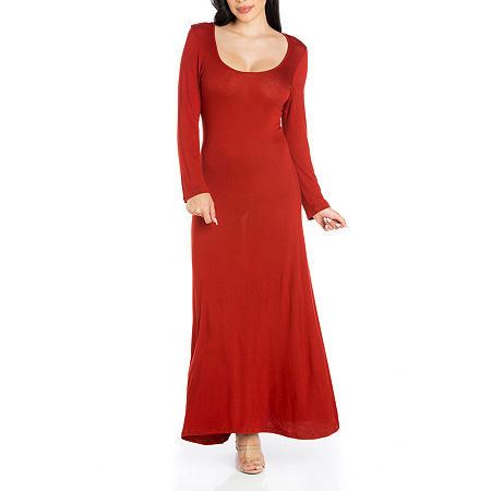 Click here for 24/7 Comfort Apparel Womens Long Sleeve Maxi Dress... prices