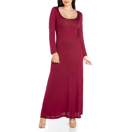 Click here for 24/7 Comfort Apparel Womens Long Sleeve Maxi Dress... prices