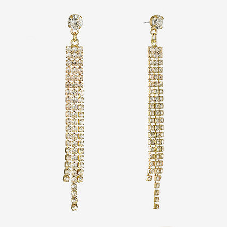 Click here for Bijoux Bar Gold Tone Womens Glass Hypoallergenic D... prices