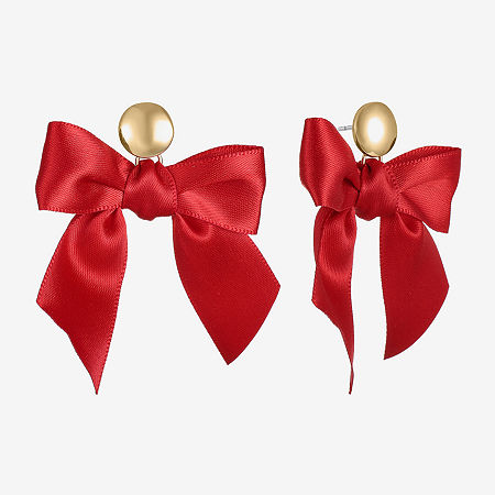Click here for Bijoux Bar Gold Tone Womens Bow Hypoallergenic Dro... prices