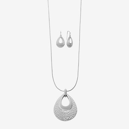 Click here for Liz Claiborne Pendant Necklace And Drop Earring Wo... prices