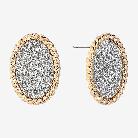 Click here for Monet Jewelry 18.2mm Oval Stud Earrings  One Size... prices