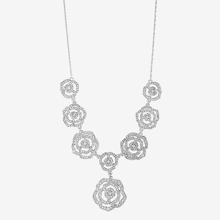 Click here for Monet Jewelry Timeless Rose Womens Glass 18 Inch Y... prices