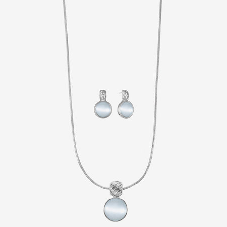 Click here for Liz Claiborne Pendant Necklace And Drop Earring Wo... prices