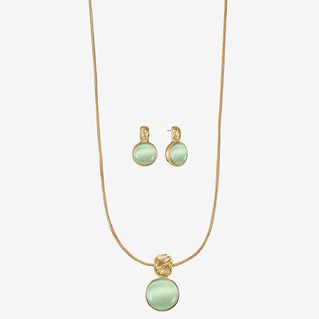 Click here for Liz Claiborne Pendant Necklace And Drop Earring Wo... prices