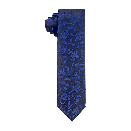 Click here for J. Ferrar Floral Tie  One Size  Blue prices