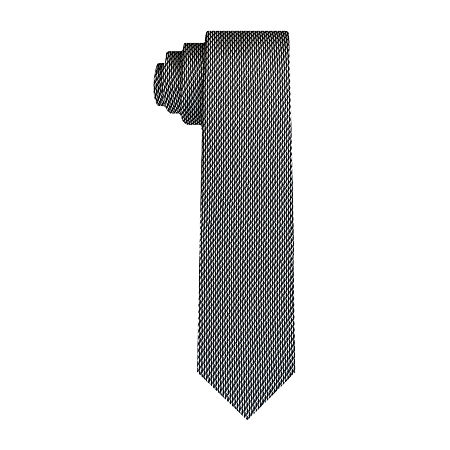 Click here for J. Ferrar Tonal Geometric Tie  One Size  Black prices