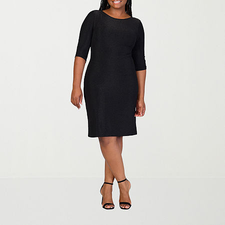 Click here for 24seven Comfort Apparel Plus Size Mini Party Dress... prices