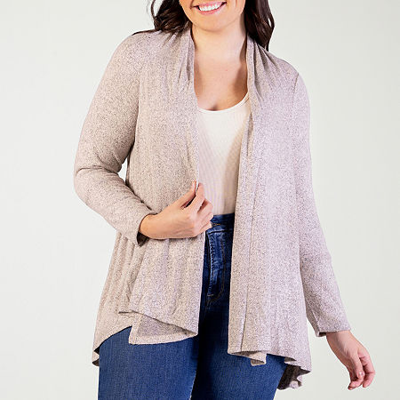 Click here for 24seven Comfort Apparel Plus Size Open Front Long... prices