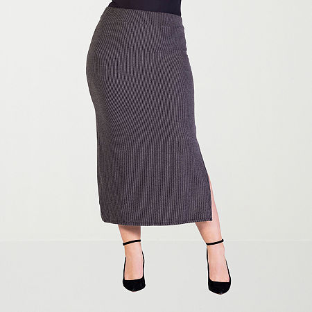 Click here for 24seven Comfort Apparel Plus Size Ribbed Knit Maxi... prices