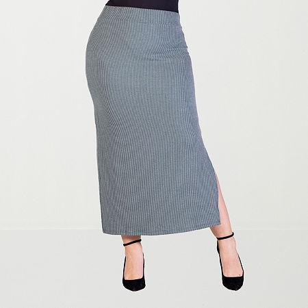 Click here for 24seven Comfort Apparel Plus Size Ribbed Knit Maxi... prices