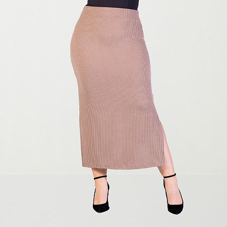 Click here for 24seven Comfort Apparel Plus Size Ribbed Knit Maxi... prices