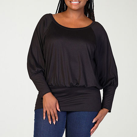 Click here for 24seven Comfort Apparel Plus Size Round Neck Bande... prices