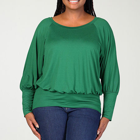 Click here for 24seven Comfort Apparel Plus Size Round Neck Bande... prices