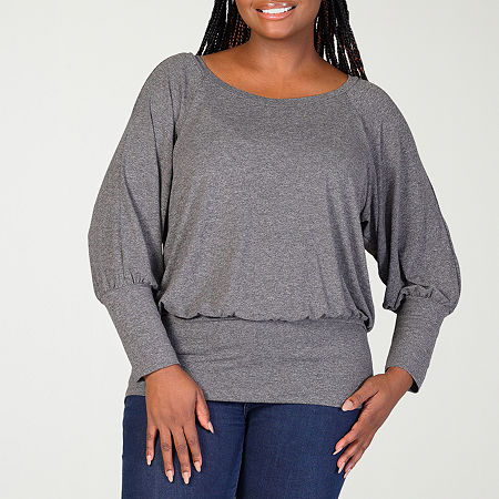 Click here for 24seven Comfort Apparel Plus Size Round Neck Bande... prices