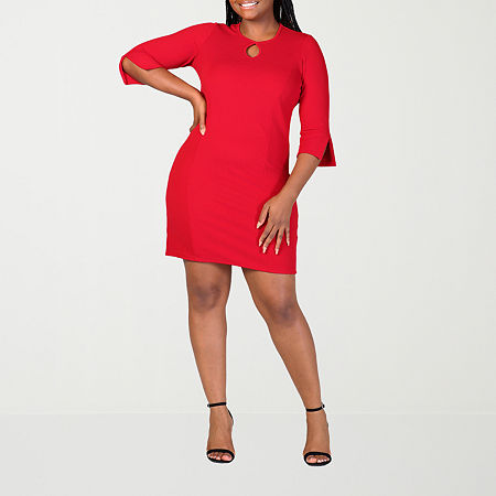 Click here for 24seven Comfort Apparel Plus Size Three Quarter Sl... prices
