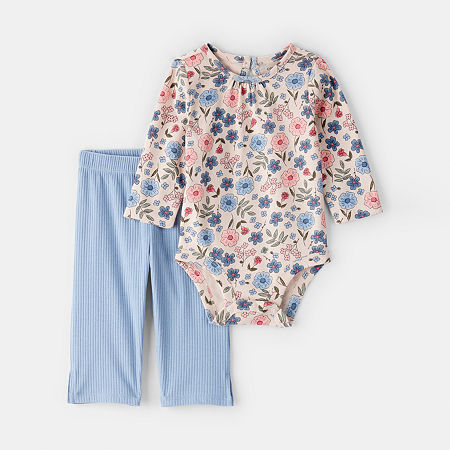 Click here for Carters Baby Girls 2-pc. Pant Set  9 Months  Blue prices