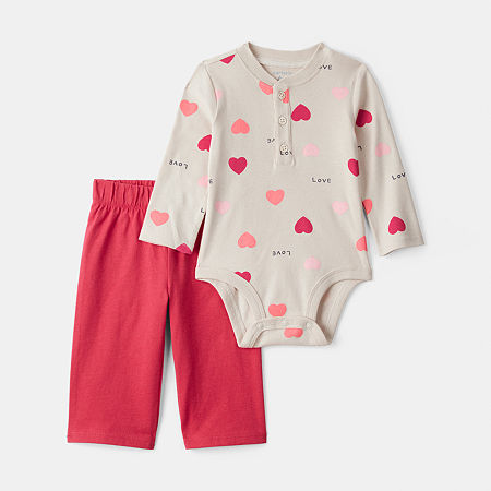 Click here for Carters Baby Girls 2-pc. Pant Set  9 Months  Red prices