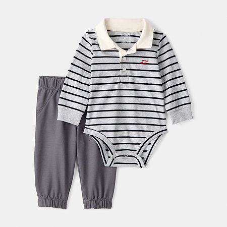 Click here for Carters Baby Boys 2-pc. Pant Set  12 Months  Gray prices