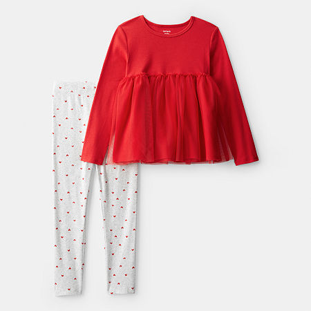 Click here for Carters Girls 2-pc. Pant Set  8  Red prices