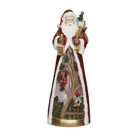 Click here for Roman 14h Lighted Swirl Santa With Cardinals Chris... prices