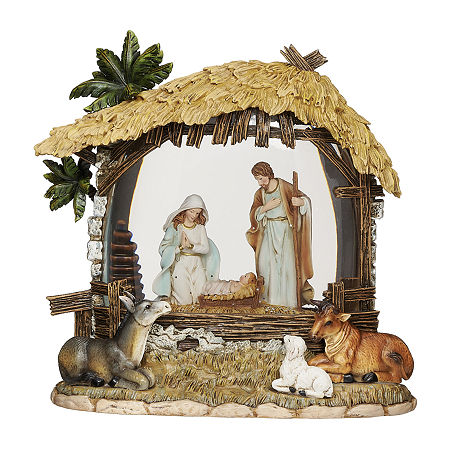 Click here for Roman 8h Lighted Swirl Holy Family Christmas Table... prices