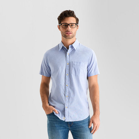 Click here for mutual weave Mens Short Sleeve Button-Down Shirt... prices