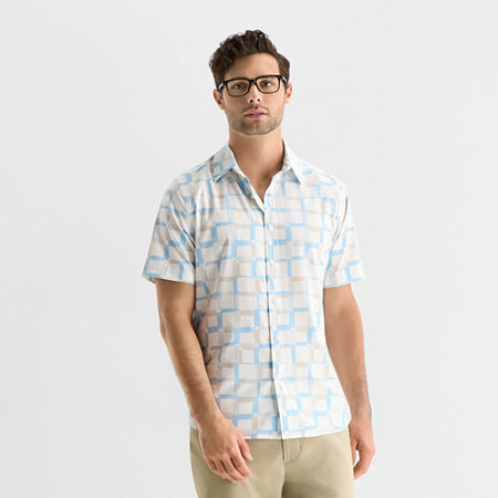 Click here for Stylus Mens Short Sleeve Button-Down Shirt  Xx-lar... prices