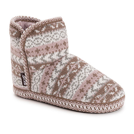Click here for Muk Luks Leigh Slipper Womens Memory Foam Slip-On... prices