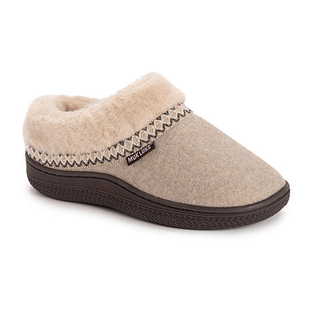 Click here for Muk Luks Womens Neira Faux Wool Clog - Oatmeal prices