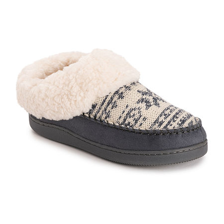 Click here for Muk Luks Womens Minerva Slipper - Blue grey prices