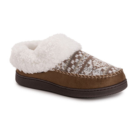 Click here for Muk Luks Minerva Slipper Womens Memory Foam Slip-O... prices