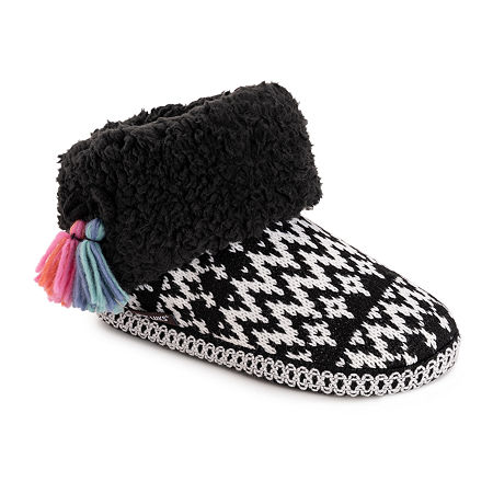 Click here for Muk Luks Womens Melinda Cuff Boot - Black prices