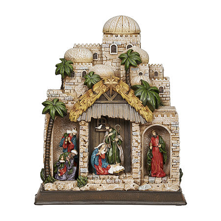 Click here for Roman 11H Lighted Nativity In Town Christmas Table... prices