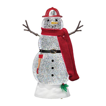Click here for Roman 11H Lighted Swirl Snowman Fireman Christmas... prices