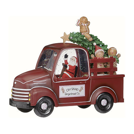 Click here for Roman 8h Lighted Swirl Gingerbread Truck Christmas... prices
