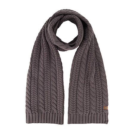 Click here for Frye and Co. Cable Knit Oblong Scarf  One Size  Bl... prices